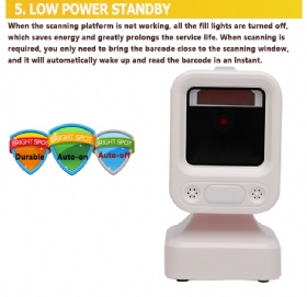 Codable DS8300 2D USB Desktop Omnidirectional Barcode Scanner ...
